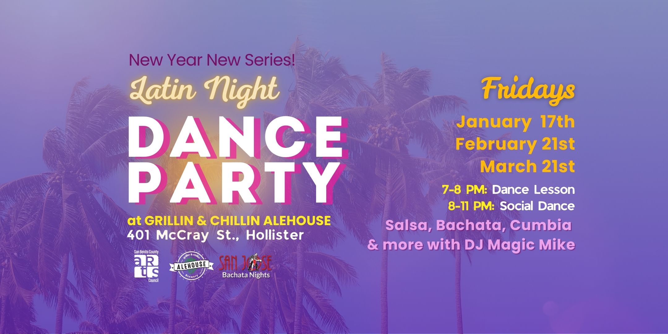 2025 Latin Dance Parties! – San Benito County Arts Council